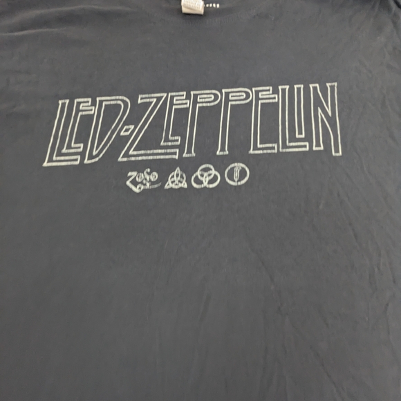 led zeppelin | Shirts | Led Zeppelin Tee With Songs Listed On Back ...